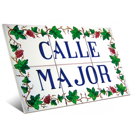 Artisan R30 home sign with 6 tiles of 15x15