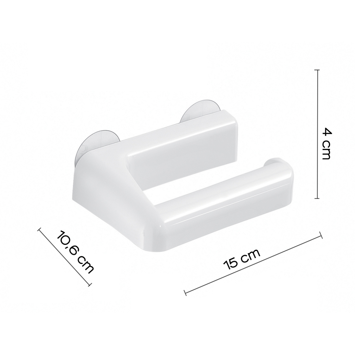 Comprar accesorios para baño Gedy - Portarrollo Junior Blanco