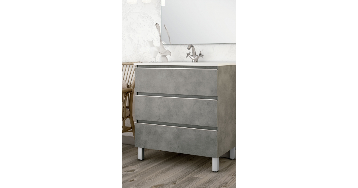 Mueble de baño de suelo Dundee de 100 cm - Comprar online al mejor precio.