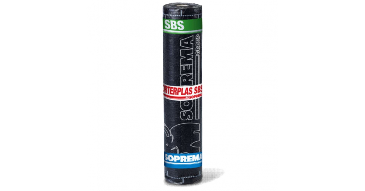 Comprar Lámina LBM MORTERPLAS SBS FP 4KG SBS-20º Poliester 1x10