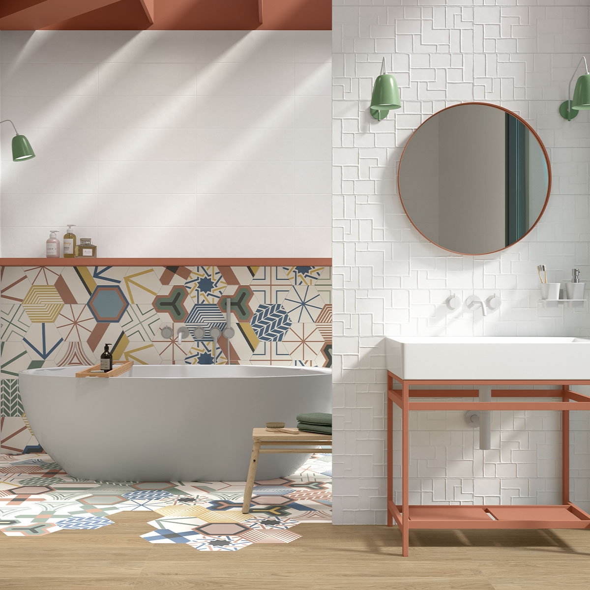 Stay White 20x60 cm (Caja de 1.44 m2)