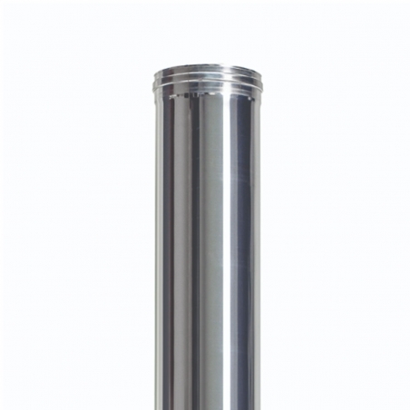 100cm straight stainless steel pipe for smoke outlet