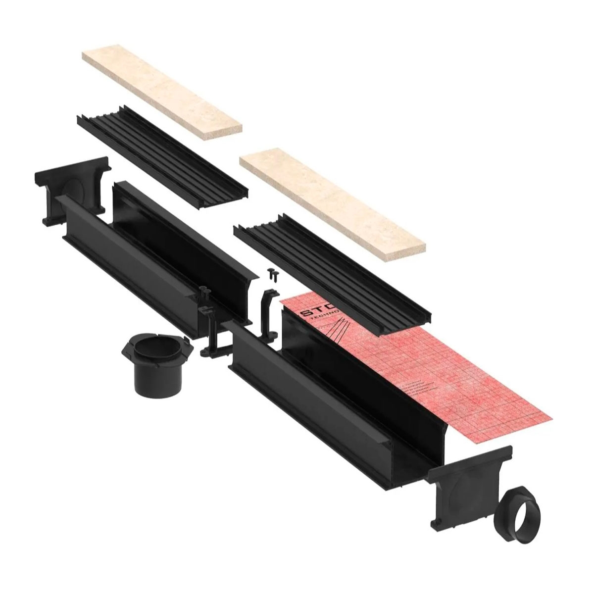 Raynex PCV Double Slot Channel and Grid 120 cm (Prix unitaire)