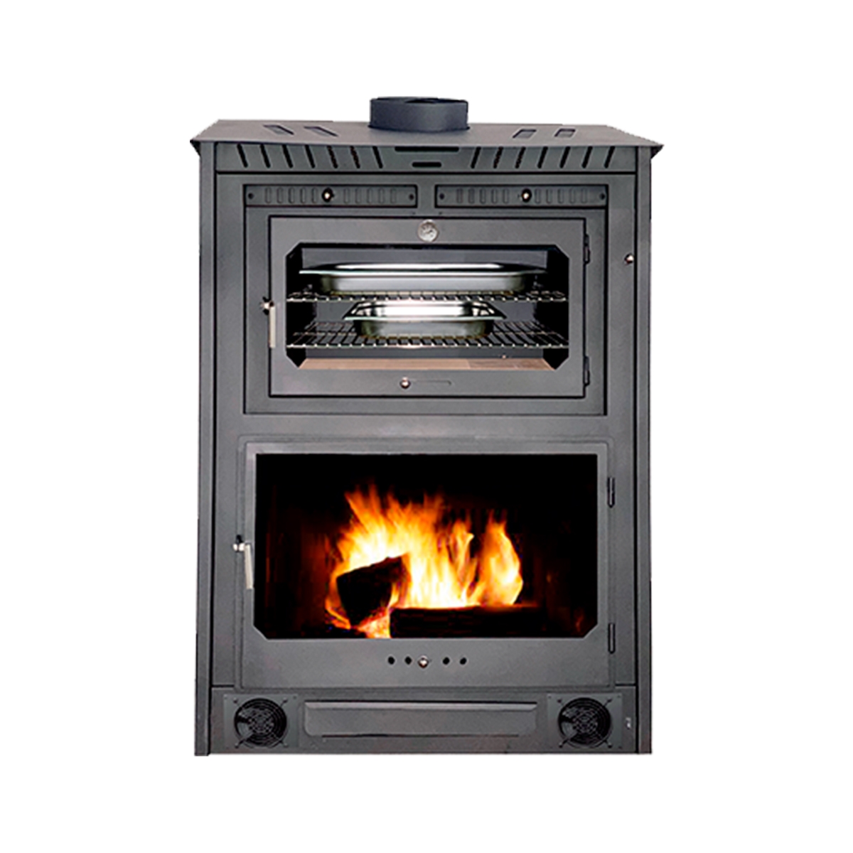 Joyma Milan Model Fireplace with Turbine 80