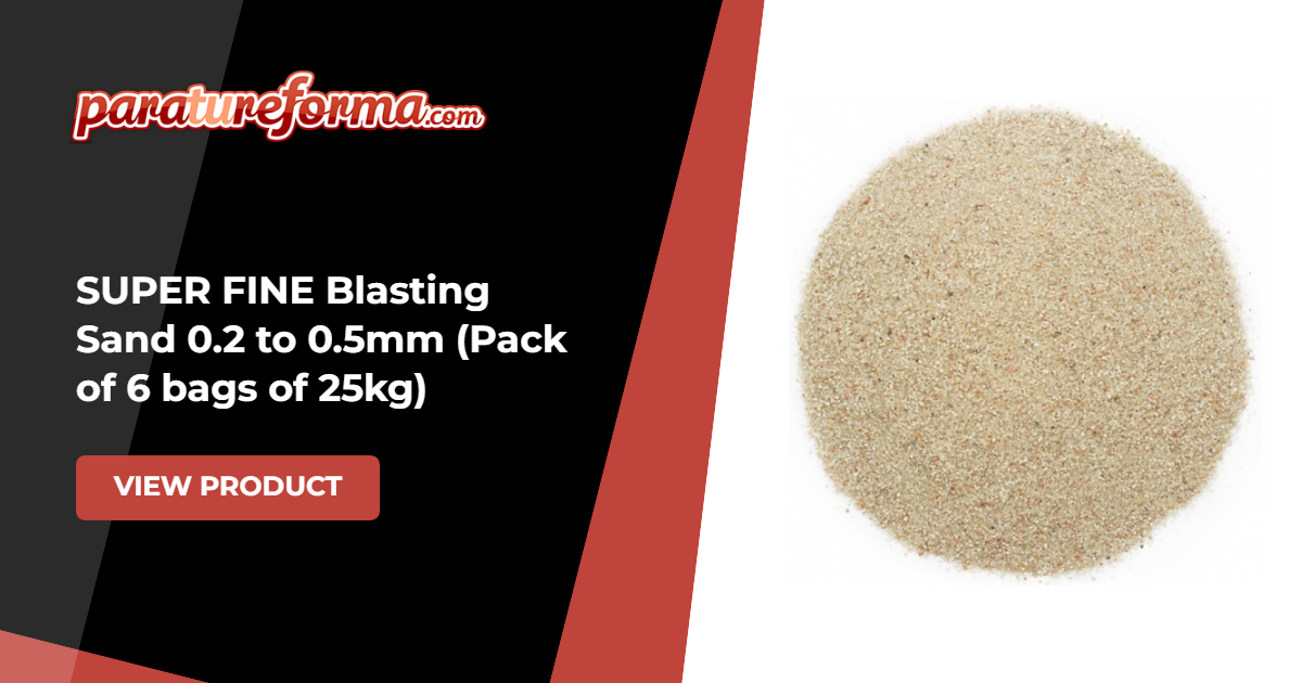 Buy Super Fine Blasting Sand 0.2 to 0.5mm 25 kg