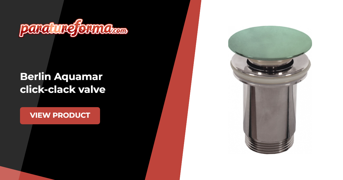 Berlin Aquamar clic-clack valve for washbasin
