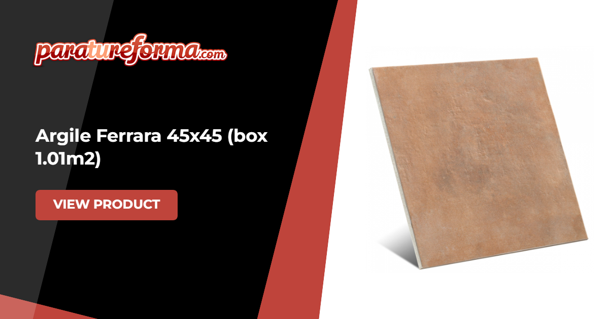 Argile Ferrara matte porcelain floor 45x45 by Natucer