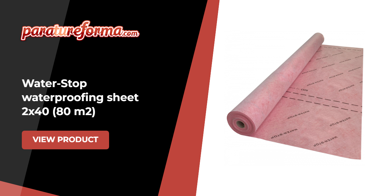 WATER-STOP waterproofing sheet 2x40 (80 m2)