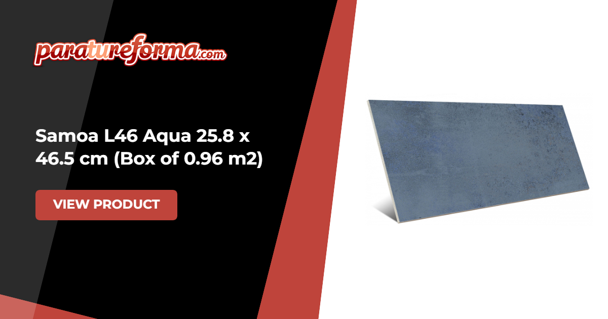 Samoa L46 Aqua 25.8 x 46.5 cm