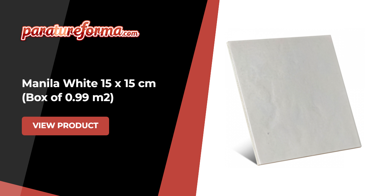 Manila White 15 x 15 cm