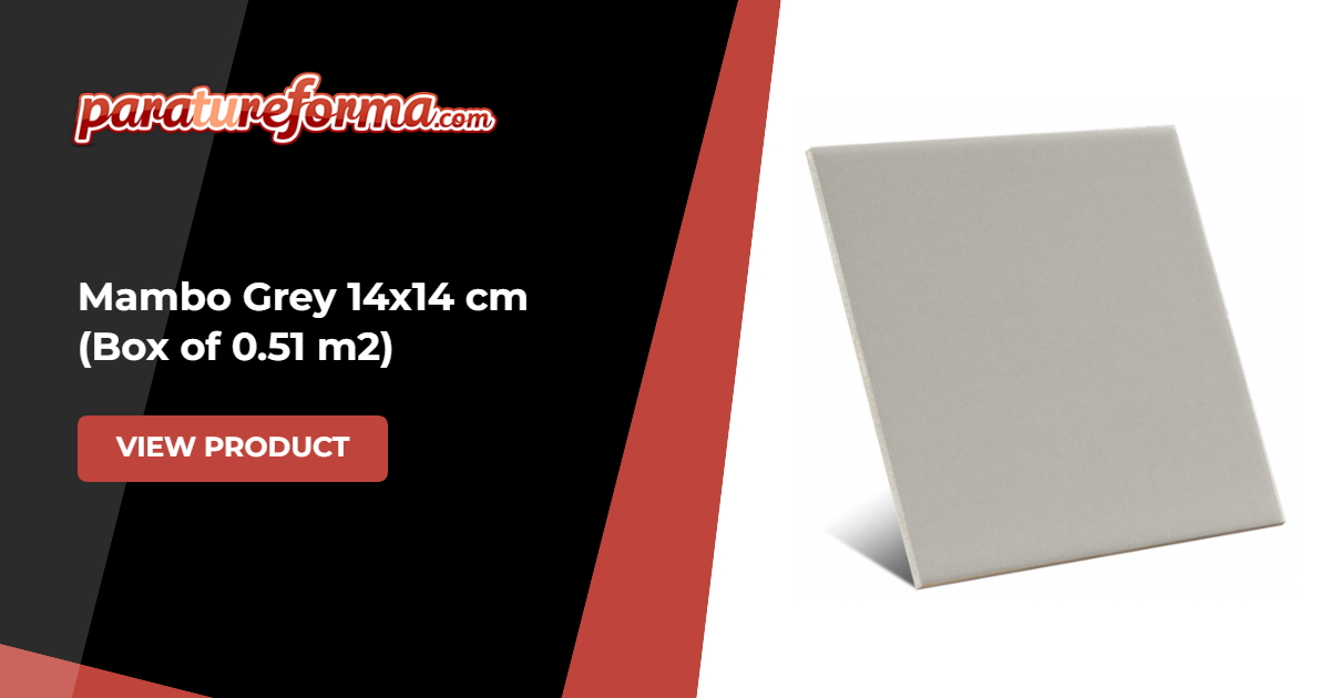 Mambo Grey 14x14 cm (Box of 0.51 m2)