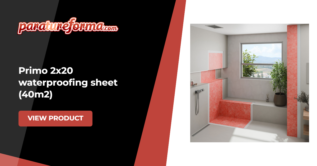 Primo 2x20 waterproofing sheet (40m2)