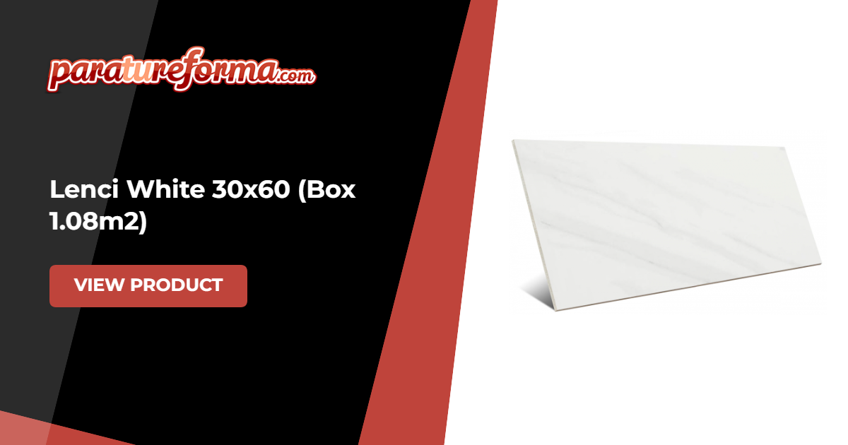 Lenci White 30x60 (Box 1.08m2)