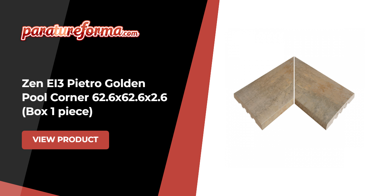 Zen EI3 Pietro Golden Pool Corner 62.6x62.6x2.6 (Box 1 piece)