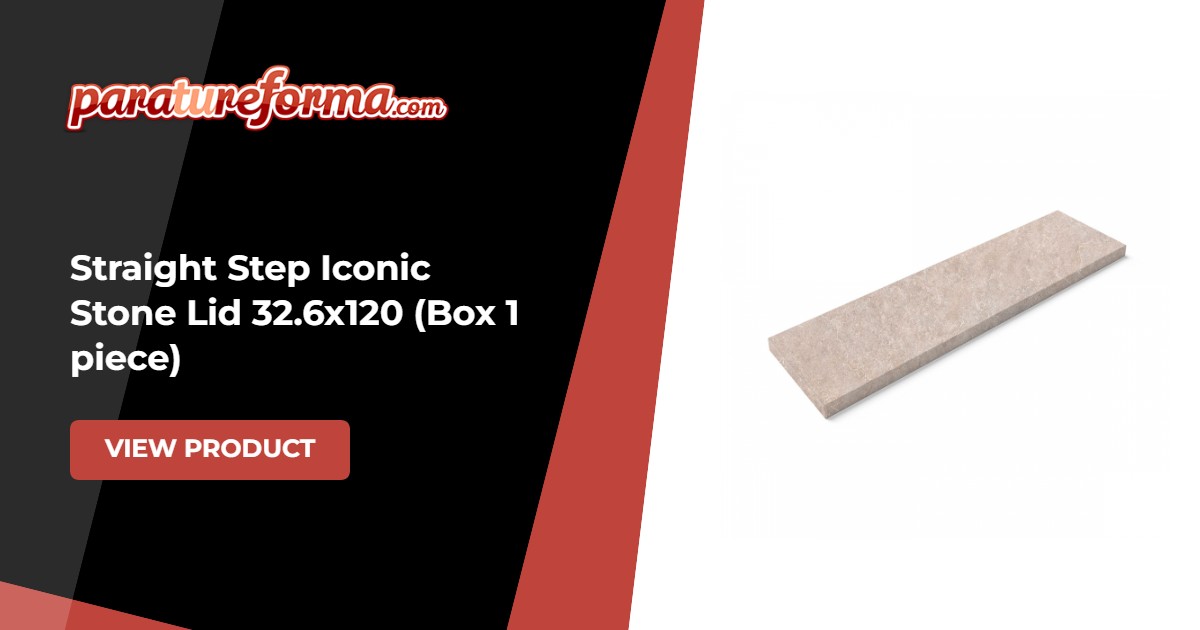 Straight Step Iconic Stone Lid 32.6x120 (Box 1 piece)