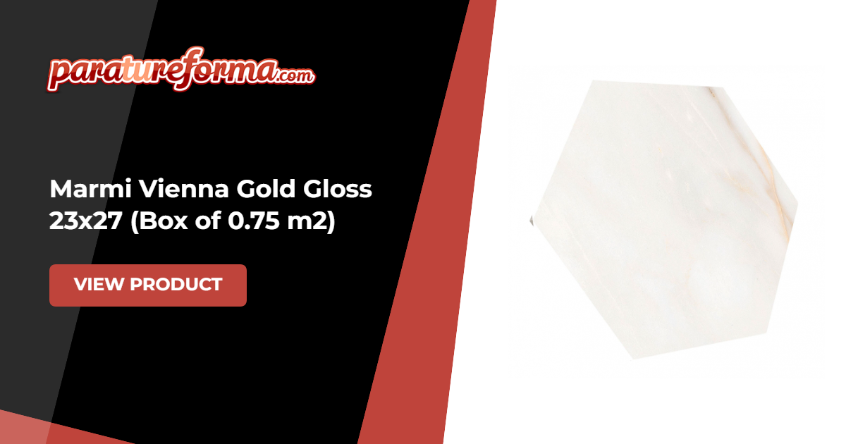 Marmi Vienna Gold Gloss 23x27 (Box of 0.75 m2)
