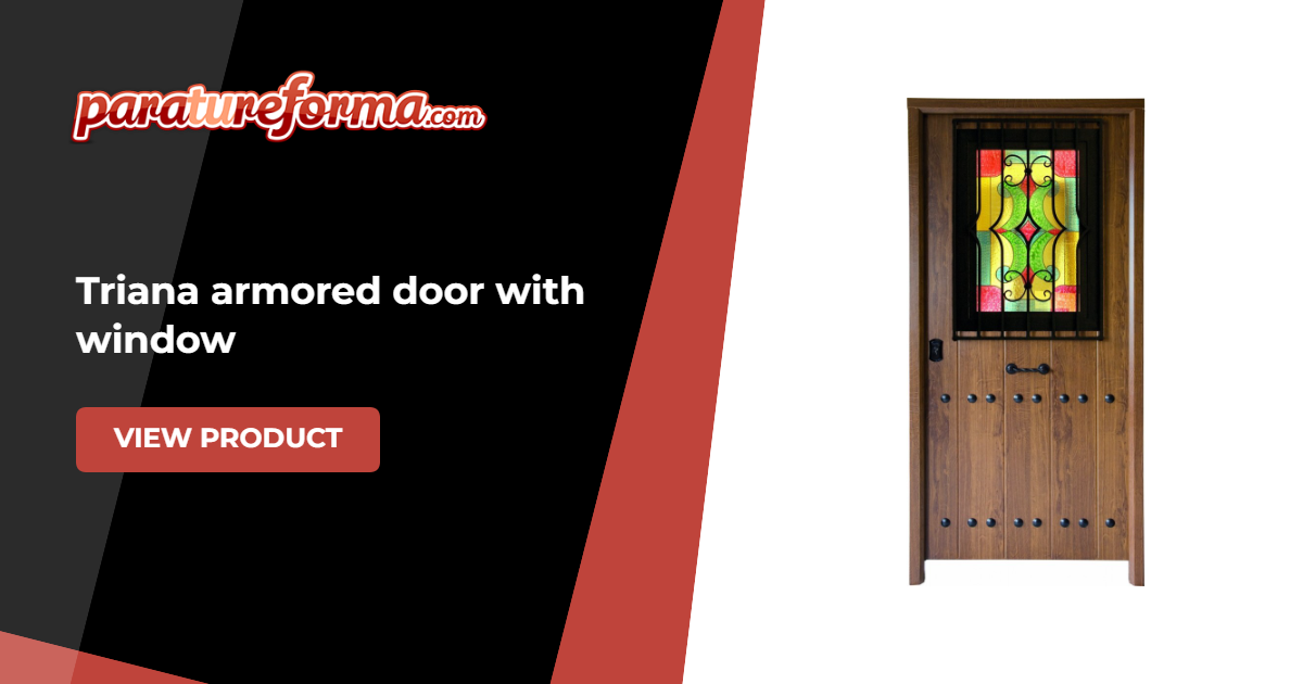 Buy Triana armoured door with window