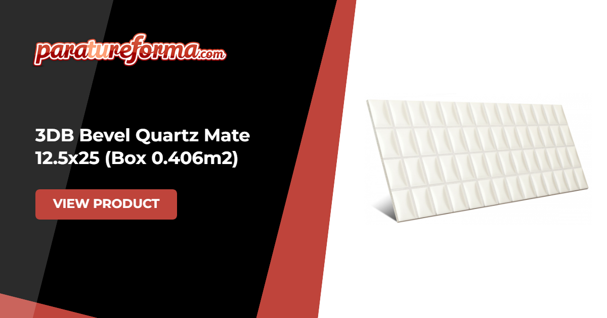 3DB Bevel Quartz Mate 12.5x25 (Box 0.406m2)
