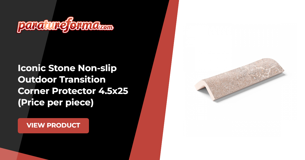 Iconic Stone Non-slip Outdoor Transition Corner Protector 4.5x25 (Price ...