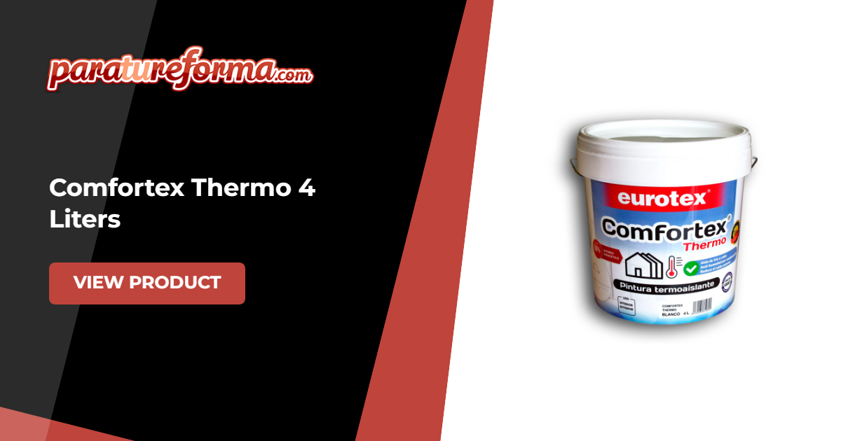 White thermal insulating acrylic paint. Comfortex Thermo 4 liters of ...