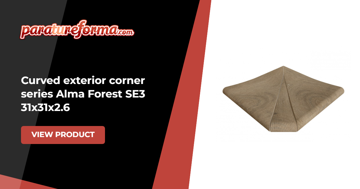 Alma Forest series curved pool outer corner