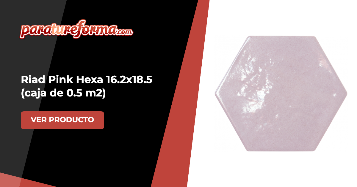 Comprar Riad Pink Hexa 16.2x18.5 (caja de 0.5 m2)