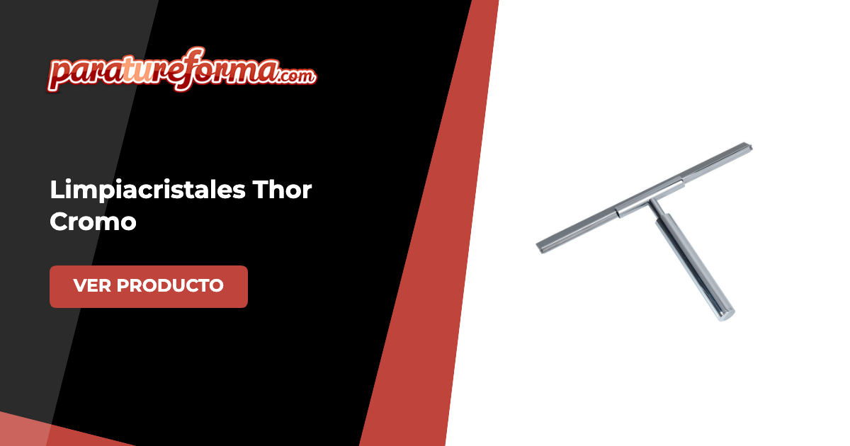 Comprar accesorios para baño Gedy - Limpiacristales Thor Cromo