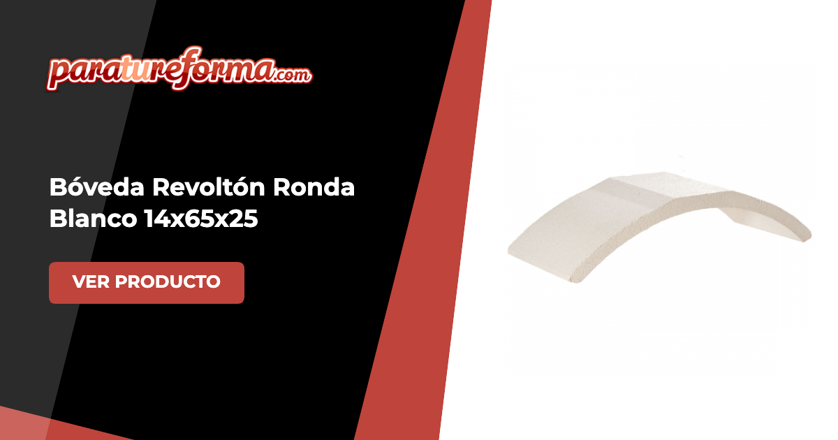 Bóveda Revoltón Ronda Blanco 14x65x25