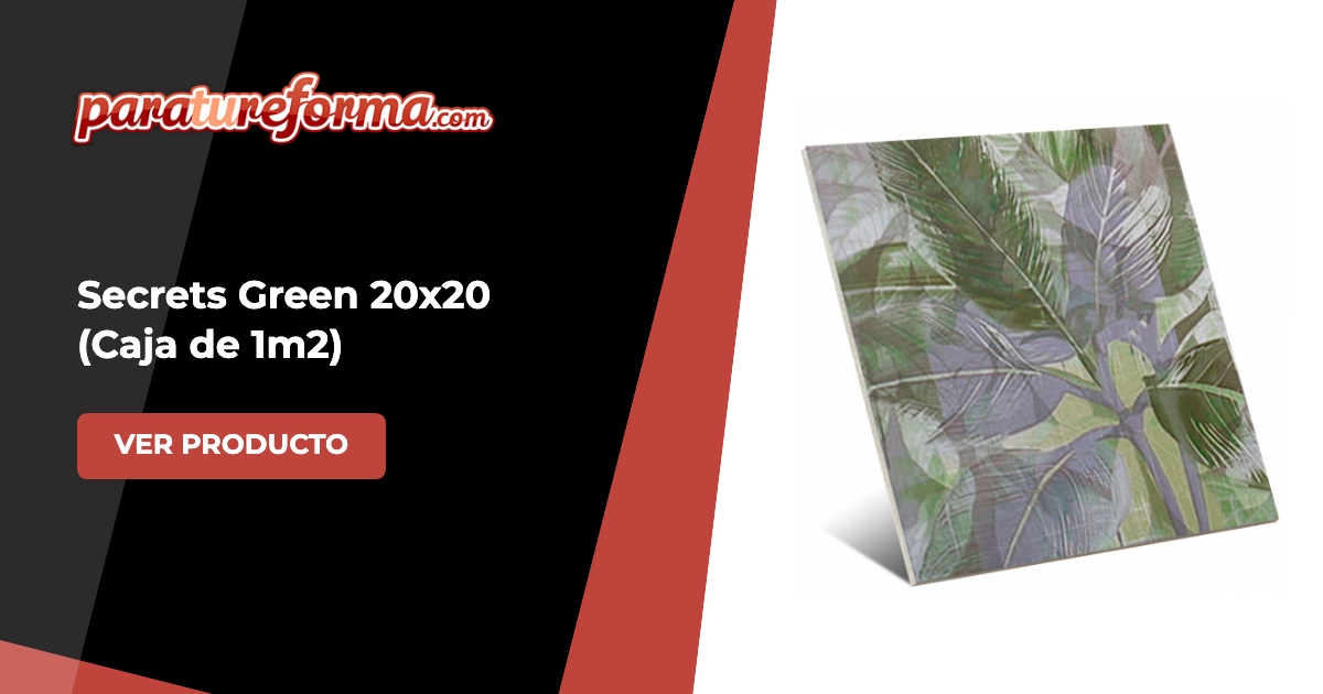 Secrets Green 20x20 (Caja de 1m2) De Mainzu