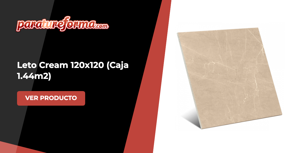 Leto Cream 120x120 (Caja 1.44m2)