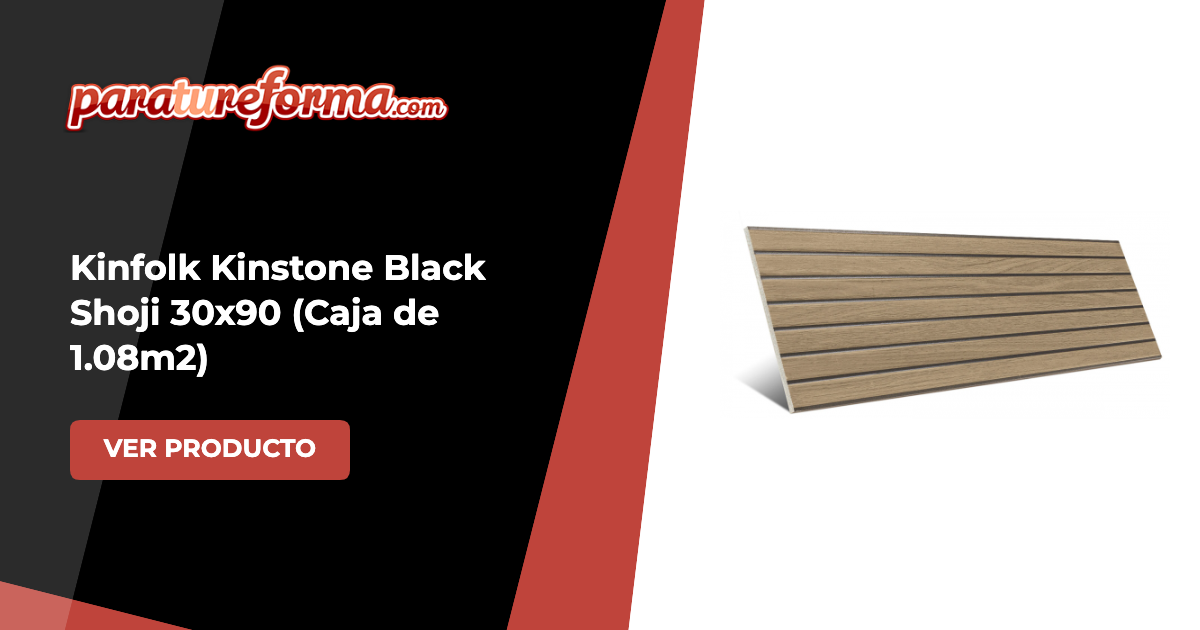 Kinfolk Kinstone Black Shoji 30x90 (Caja de 1.08m2)