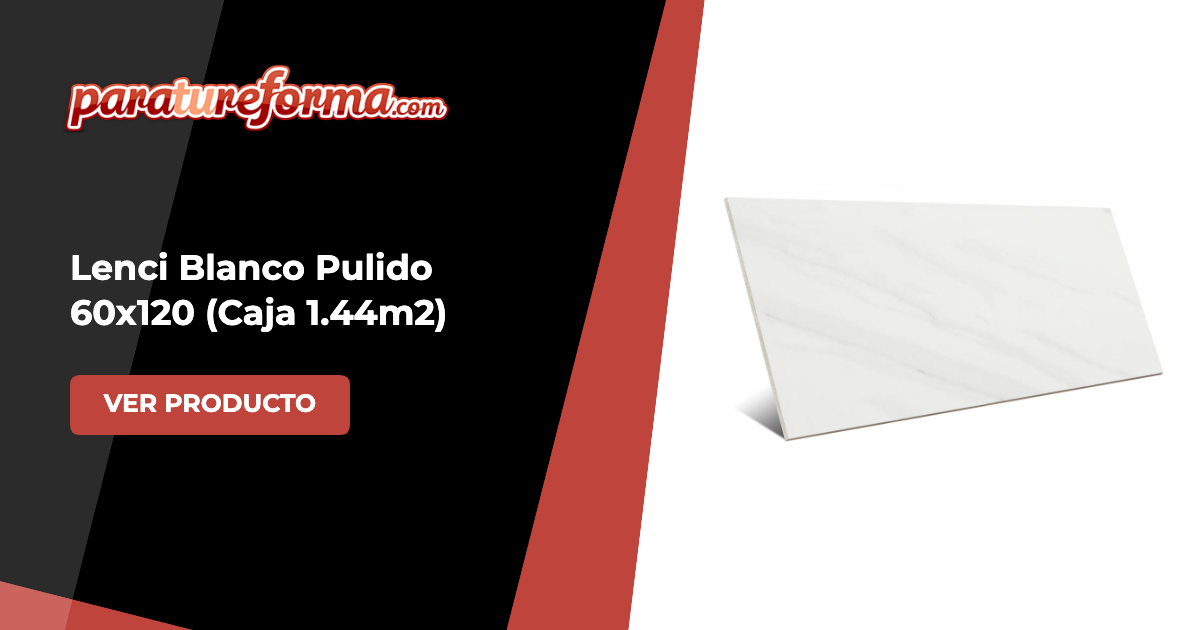 Lenci Blanco Pulido 60x120 (Caja 1.44m2)