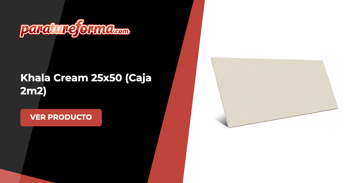 Khala Cream 25x50 (Caja 2m2)