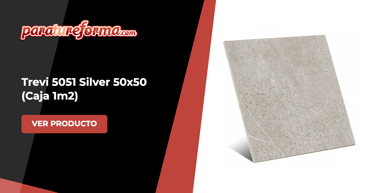 Trevi 5051 Silver 50x50 (Caja 1m2)