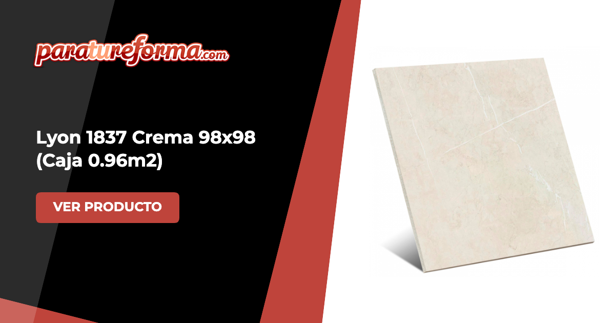 Lyon 1837 Crema 98x98 (Caja 0.96m2)