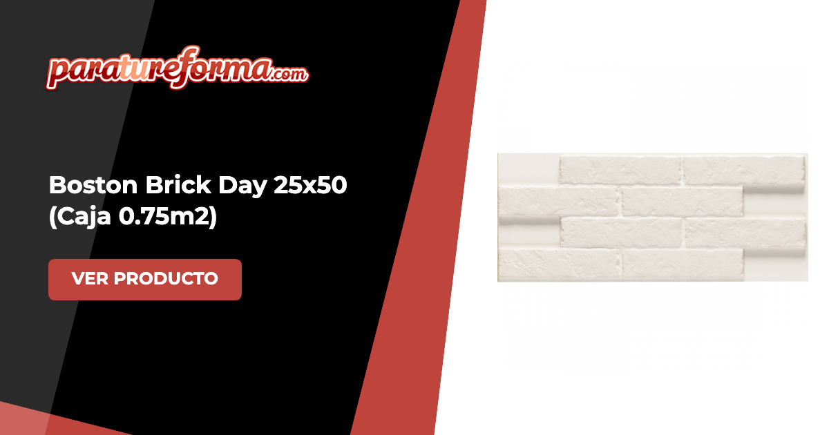 Boston Brick Day 25x50 (Caja 0.75m2)