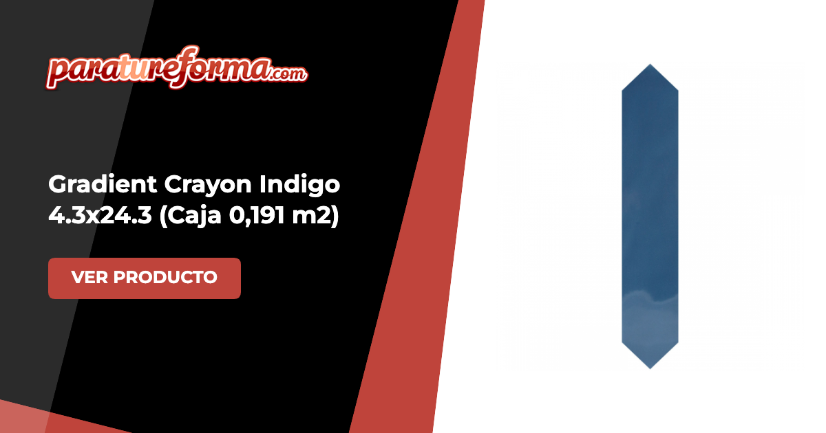 Gradient Crayon Indigo 4.3x24.3 (Caja 0,191 m2)