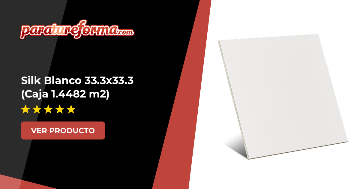 Silk Blanco 33.3x33.3 (Caja 1.4482 m2)