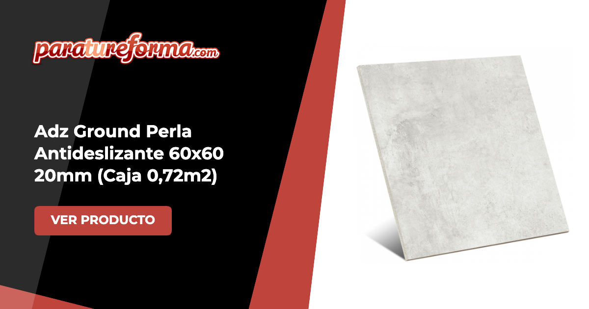Adz Ground Perla Antideslizante 60x60 20mm (Caja 0,72m2)