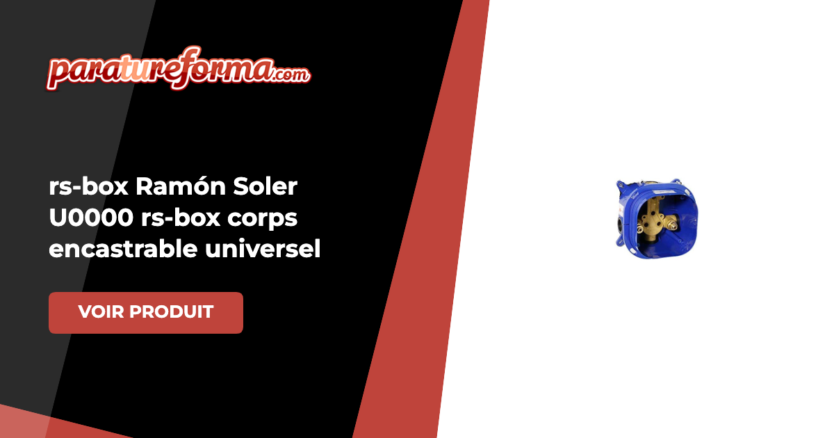 Rs-Box Ramón Soler - U0000 Rs-Box Corps Encastré Universel