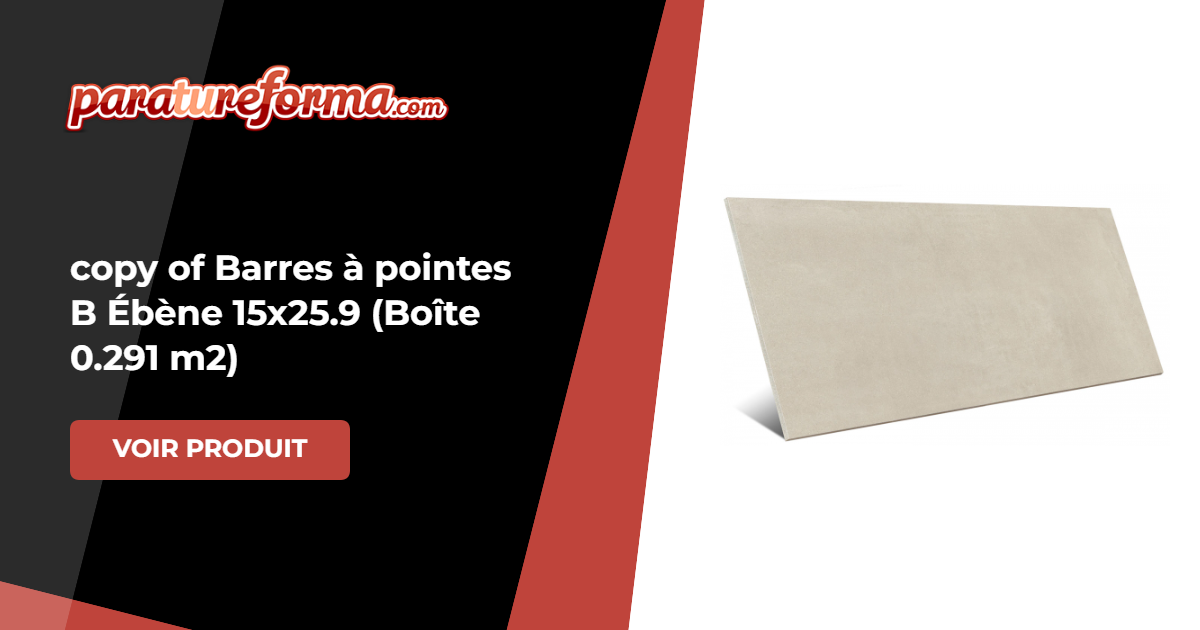 Sable de cément 30x60 (Boîte 1,08 m2)