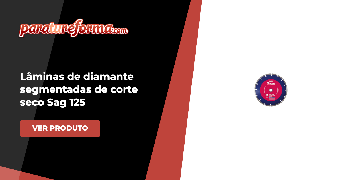 Compre Cortag Lâminas de Diamante Segmentadas de Corte Seco Sag 125 online