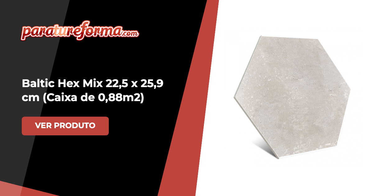 Báltico Hex Mix 22,5 x 25,9 cm