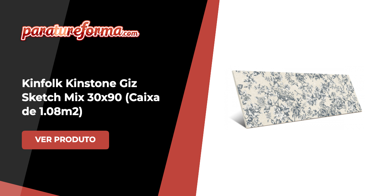 Kinfolk Kinstone Giz Sketch Mix 30x90 (Caixa de 1.08m2)