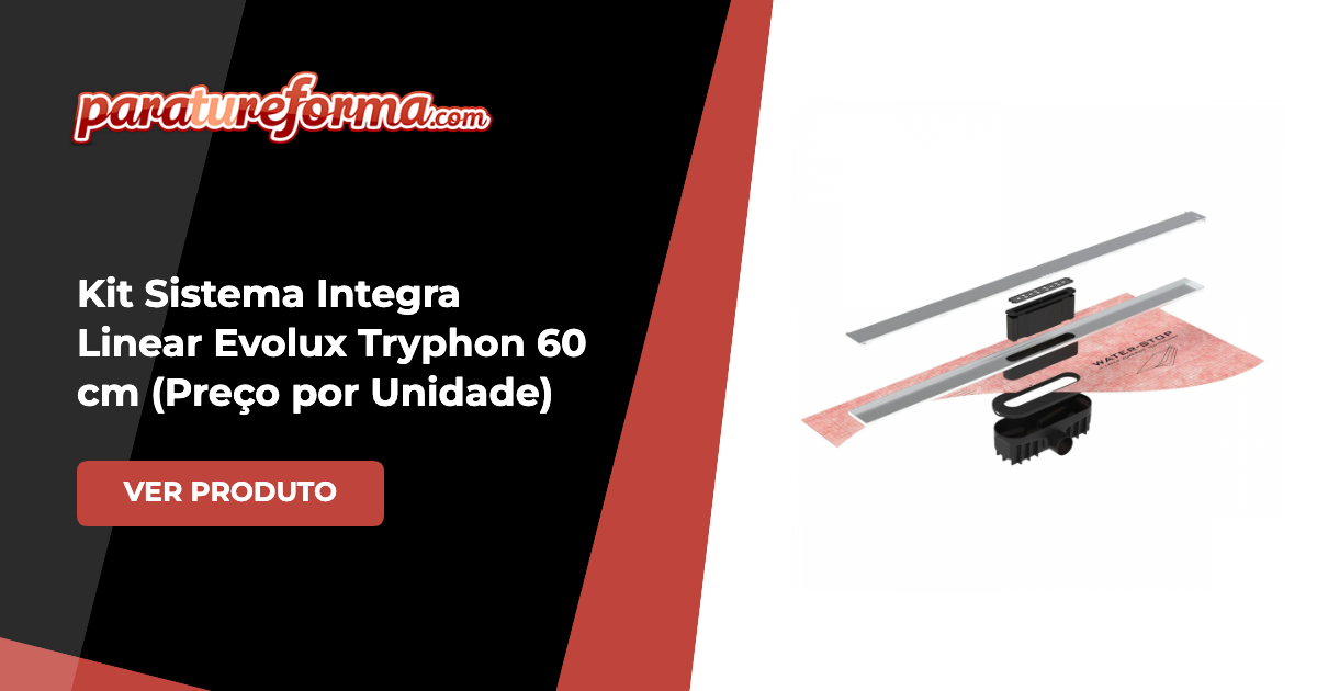Kit Sistema Integra Linear Evolux Tryphon 60 cm (Preço por Unidade)